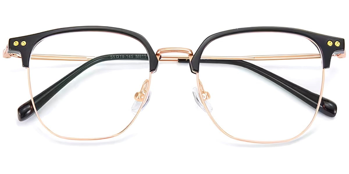 Wholesale TR Titanium Mixed Material Browline Frame